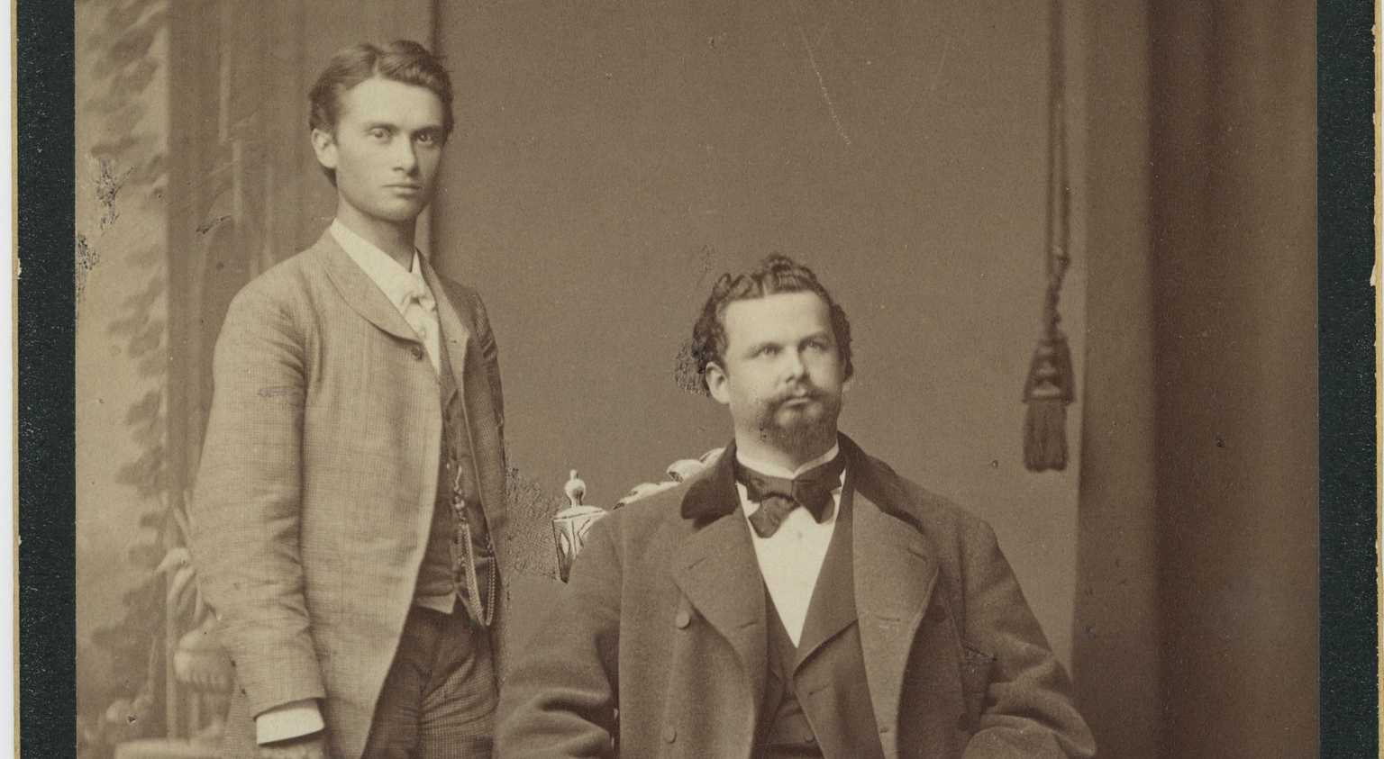 02_König Ludwig II und Josef Kainz_1881_Luzern_Doppelportrait ...